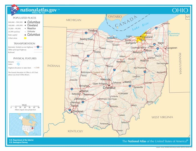 Ohio - Der Buckeye State im Mittleren Westen der USA Ohio - Der Buckeye State im Mittleren Westen der USA